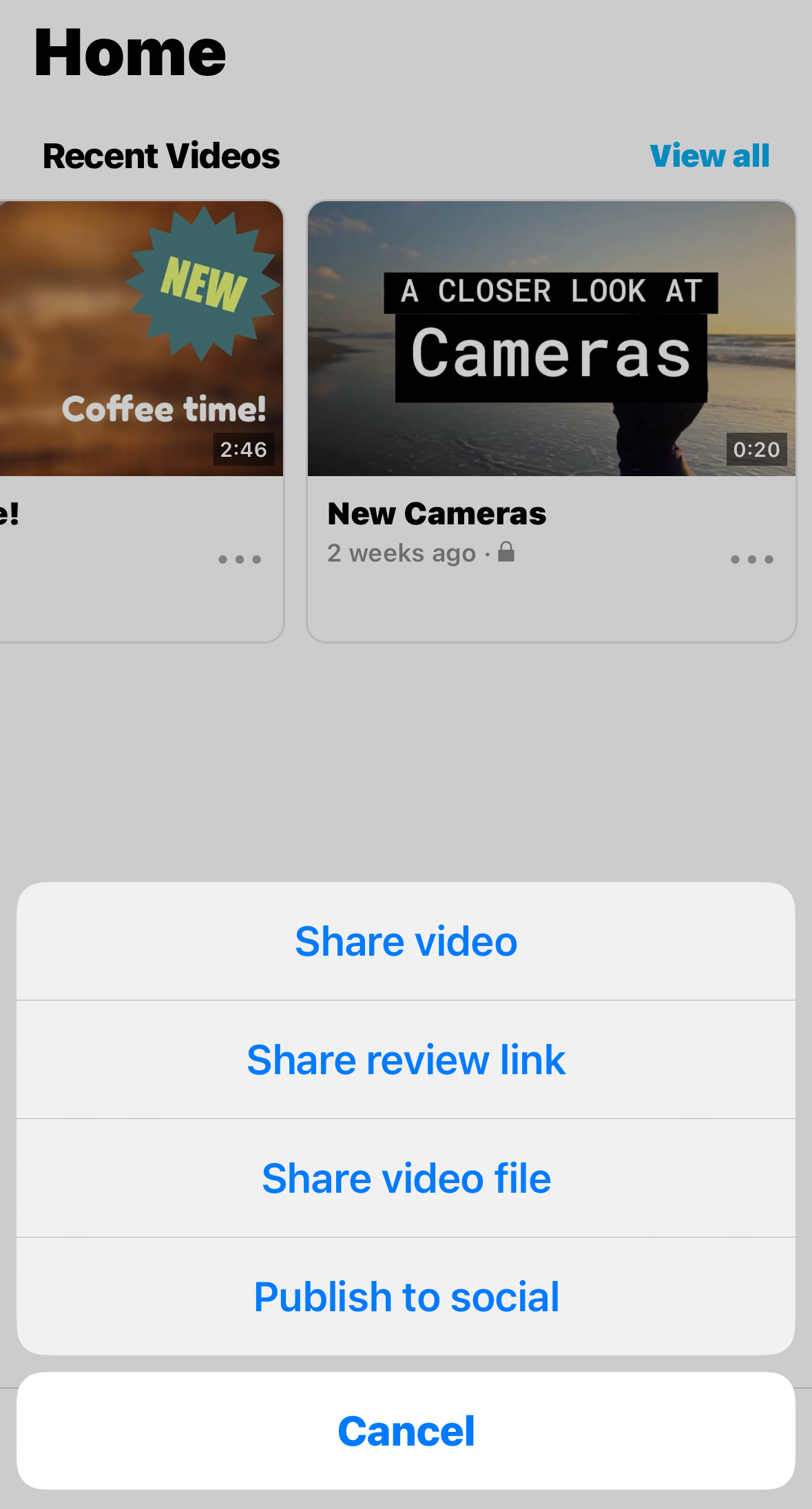 How do I share and manage videos from the Vimeo mobile apps? – Vimeo ...