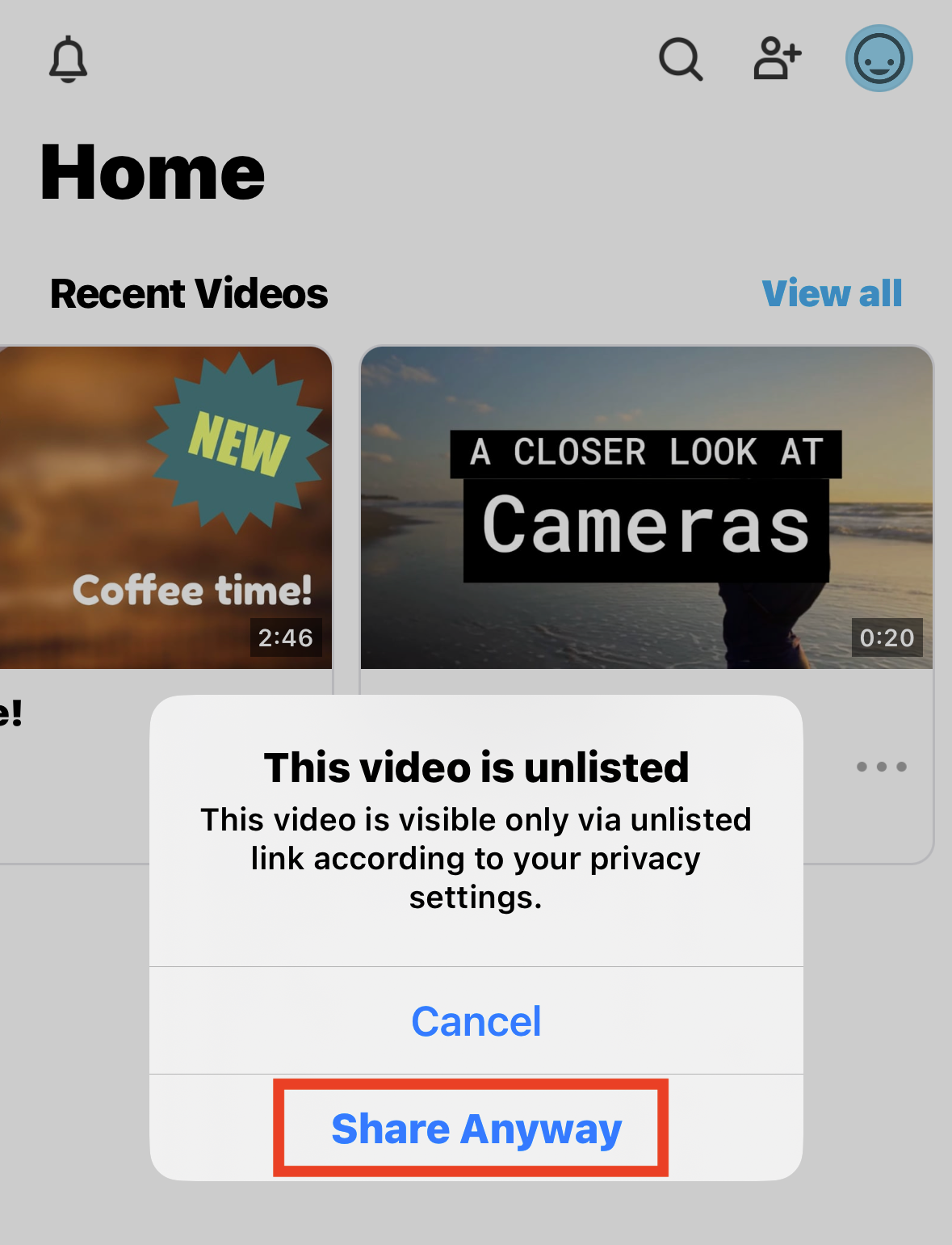 How do I share and manage videos from the Vimeo mobile apps? – Vimeo ...