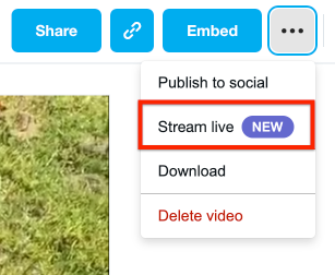 動画をライブイベントとしてストリーミングする – ヘルプセンター