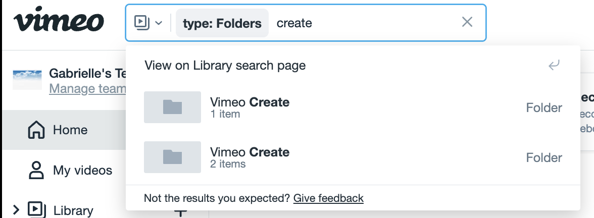 How to search your Library – Vimeo Help Center