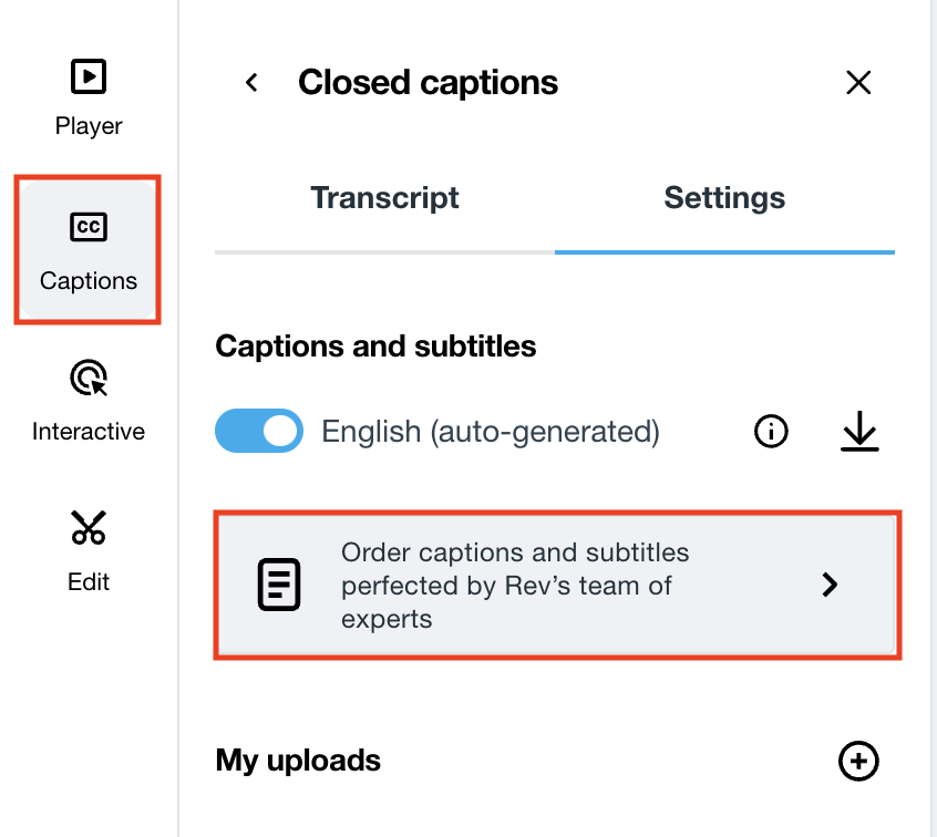 Vimeo Integration – Rev.com Help Center