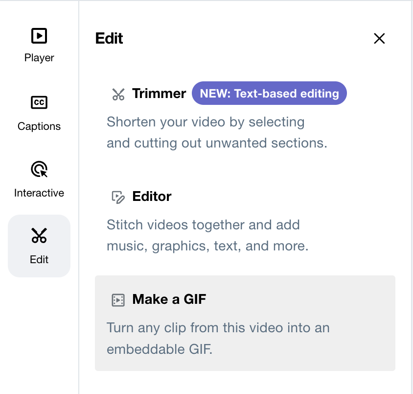 Create embeddable GIFs – Vimeo Help Center