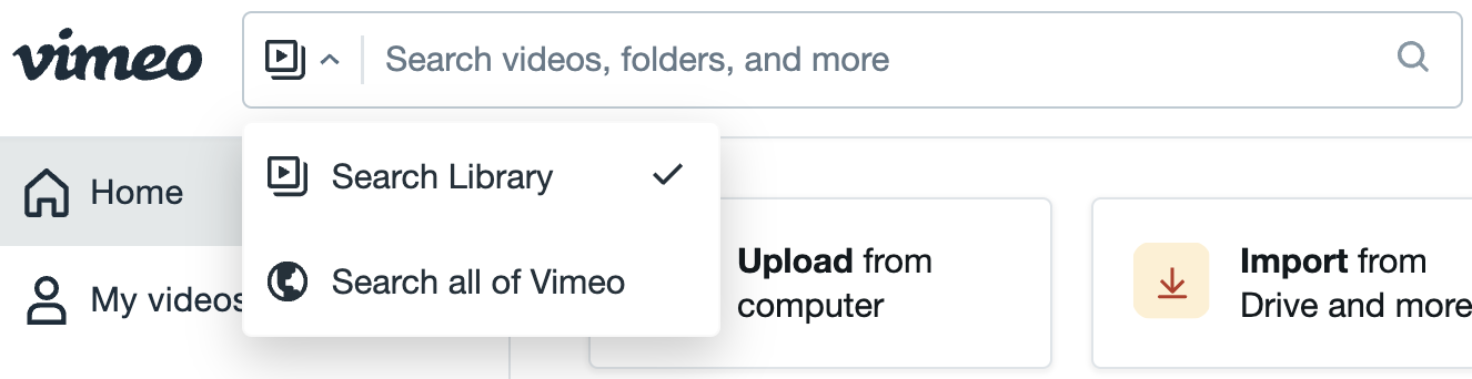 About the search results page – Vimeo Help Center